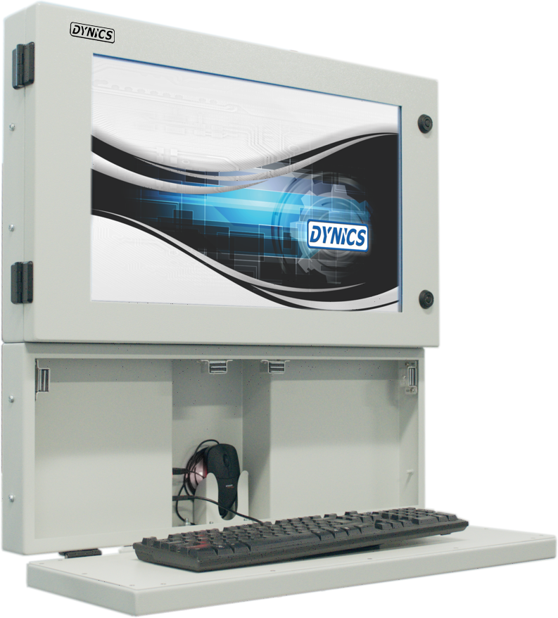 19", 22", 24", 32" EW Enclosed Touchscreen PC Systems with Pedestal or ...